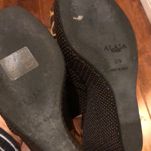 Alaia | Shoes | Alaia Wedge 37 | Poshmark